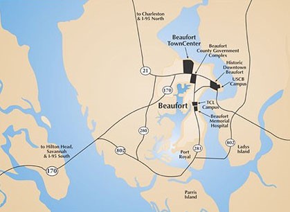 Location – Beaufort Town Center